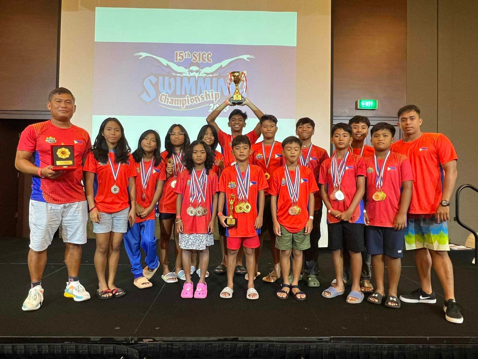 South Warriors Swimming Team (SWST) snatched 43 medals in the Swimming Championship in Singapore ...